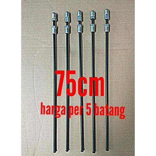 Jual Pipa rem 5mm nepel kunci 10 panjang 75cm harga per 5 batang ...