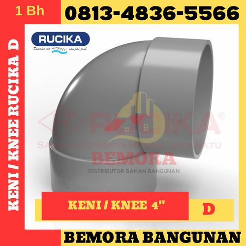 Jual Elbow rucika 4 inch d pvc / knee rucika pvc 4" d (Harga Eceran ...
