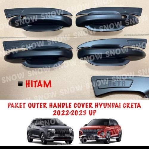 Jual Paket Outer Handle mobil Hyundai CRETA 2022-2023 Hitam - Jakarta ...