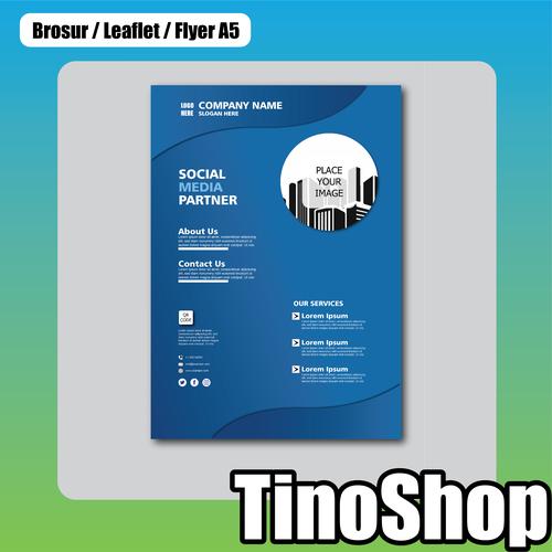 Jual Cetak Brosur / Leaflet / Flyer / Pamflet - A5 (15 x 21), Cetak 1 ...