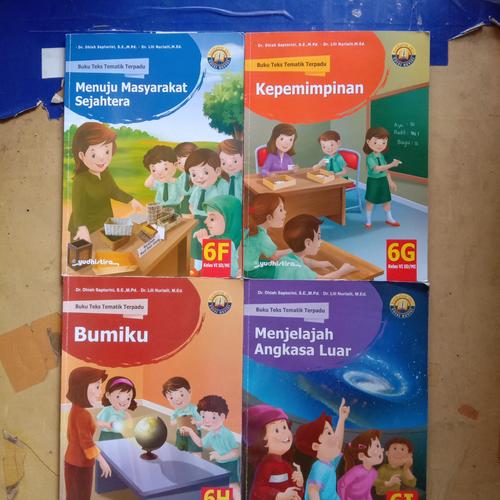 Jual BUKU TEKS TEMATIK TERPADU/ UNTUK SD KELAS 6/6F, 6G, 6H, 6I, YUDISTIRA. - Jakarta Pusat - TB ...