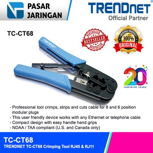 Jual TRENDNET TC-CT68 Crimping Tool RJ45 & RJ11 - Jakarta Pusat - PASAR ...