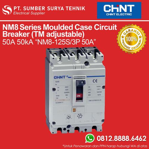 Jual Moulded Case Circuit Breaker (MCCB) "NM8-125S/3P 50A" 50kA CHINT - Jakarta Pusat - Toko ...