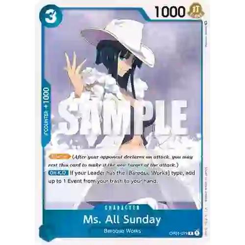 Jual Ms. All Sunday R - English (OP01) | One Piece TCG - Jakarta Barat ...