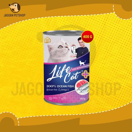Jual Makanan Basah Kucing Life cat Plus Wet Food Kaleng 400gr - Real ...