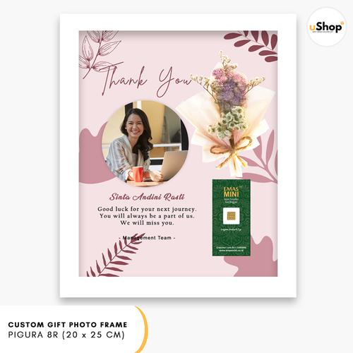 Jual Custom Gift Photo Frame Pigura 8R (20x25 cm) | Kado Perpisahan ...