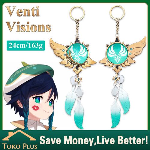 Jual Genshin Impact Eye Of Original God Venti Keychain - Venti-L - Kota ...