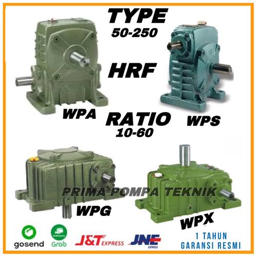 Jual Gear box reducer wpo 100 Speed Reducer wpo 100 Gear box motor ...