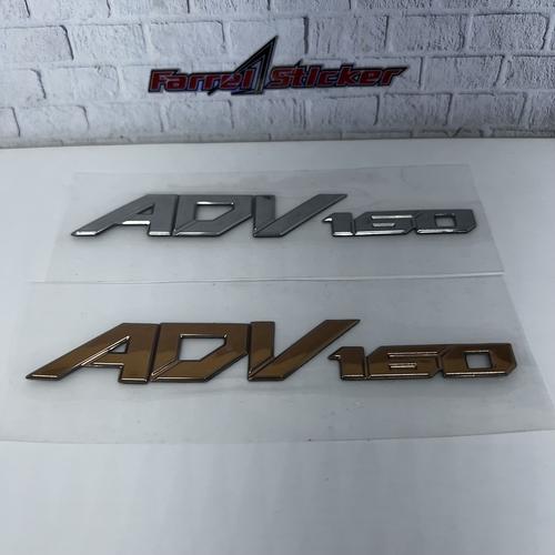 Jual stiker 3d sticker emblem ADV 160 satuan - Chrome - Jakarta Timur ...