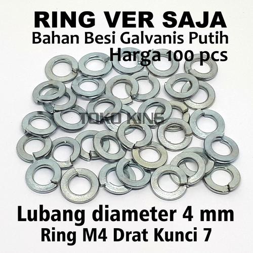 Jual Ring Ver Ring Per putih 4mm M4 per 100 pcs - Jakarta Barat - TOKO ...