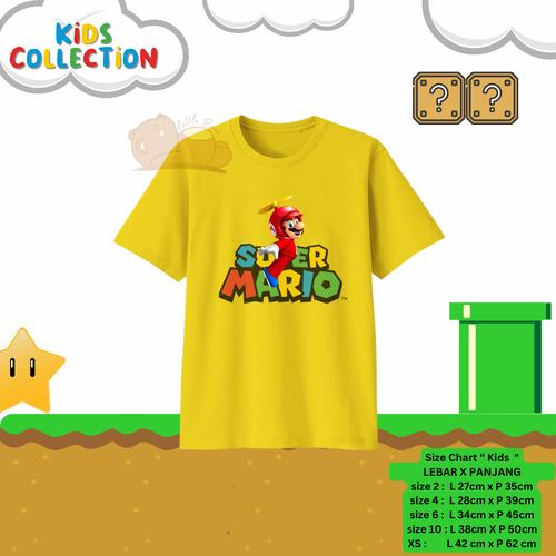 Jual Kaos Anak SUPER MARIO BROS/Baju Anak Laki Laki /Super Mario Bros ...