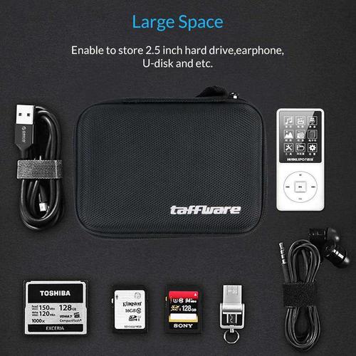 Jual Taffware Kotak Penyimpanan Harddisk HDD Protective EVA Case 2.5 ...