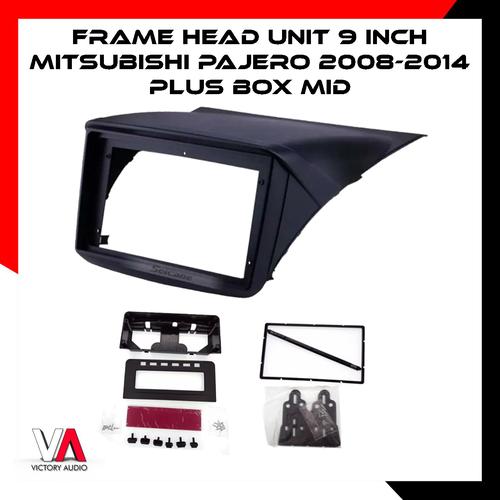 Jual Paket Frame Head Unit + Box MID 6 TITIK Head Unit 9 Inch PAJERO ...