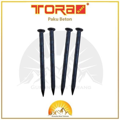 Jual Tora Paku Beton 4 " Inch 50 pcs Concrete Nail Black Tembok Baja ...