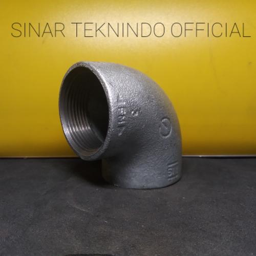 Jual Elbow drat dalam/knee drat galvanis 90° D 1¼ inch - Jakarta Barat ...