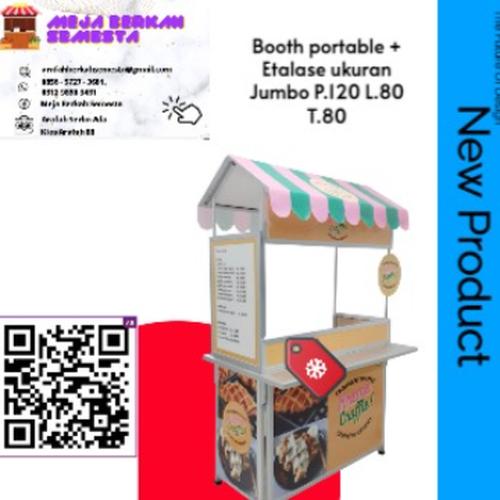 Jual Booth Portable Full stiker + asesoris ukuran Jumbo P.120 L.80 T ...