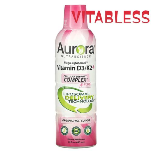 Jual Aurora Nutrascience Mega Liposomal Vitamin D3 Organic Fruit 480ml - Kota Bekasi - Vita ...