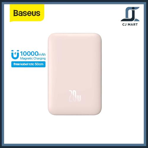 Promo BASEUS POWER BANK WIRELESS MAGNETIC MAGSAFE 20W FAST CHARGING ...