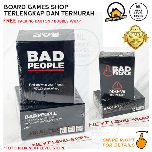 Promo Bad People Card Games Board Game Party - Base and Expansion ...