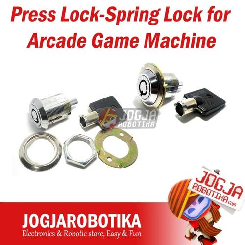 Jual Press Lock-Spring Lock for Arcade Game Machine Kunci Ding Dong ...