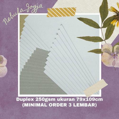 Jual KERTAS KARTON DUPLEX BESAR KERTAS MARGA KERTAS DUS TEBAL 250 gsm ...