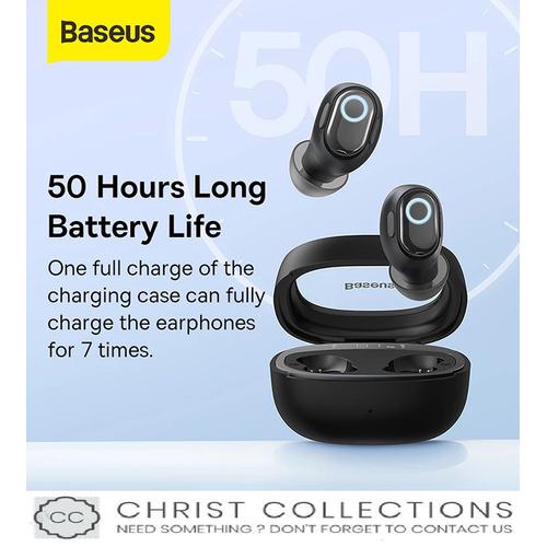 Promo BASEUS HEADSET BLUETOOTH TWS EARPHONE MINI EARBUDS HANDSFREE WM02 ...