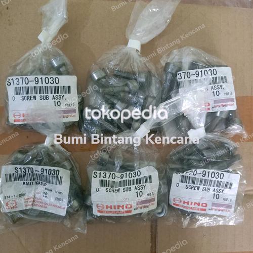 Jual S1370-91030 Baut Setelan Klep Hino 500 Lohan FM260TI Asli HOP ...