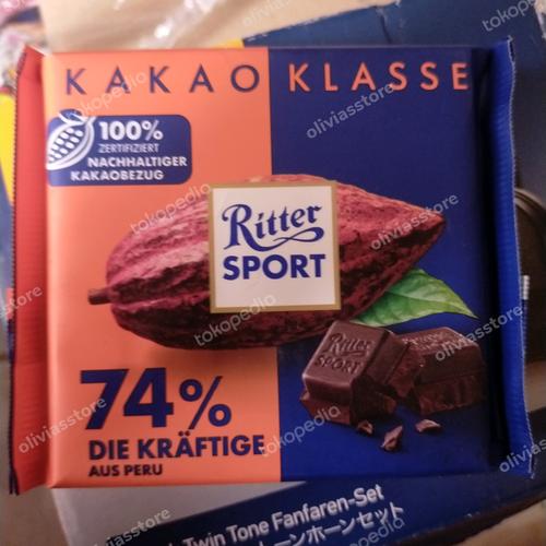 Jual ritter sport dark choco 74% - Kota Tangerang Selatan ...