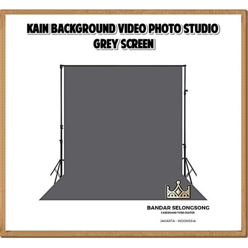 Jual Kain Background Tebal Abu-Abu / Kain Dekorasi / Kain Backdrop ...