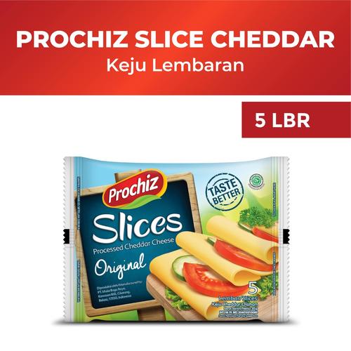 Jual PROCHIZ Keju Chedar Cheddar Slice Original Singles 5 Lembar ...