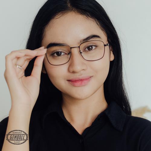 Jual FRAME KACAMATA KOTAK BESI FULL UNISEX - BHADRA 03 - BLACK GOLD ...
