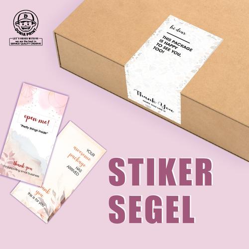 Jual Cetak Stiker Label Segel Toples Packaging Kemasan 20pcs - 1 - Kota ...