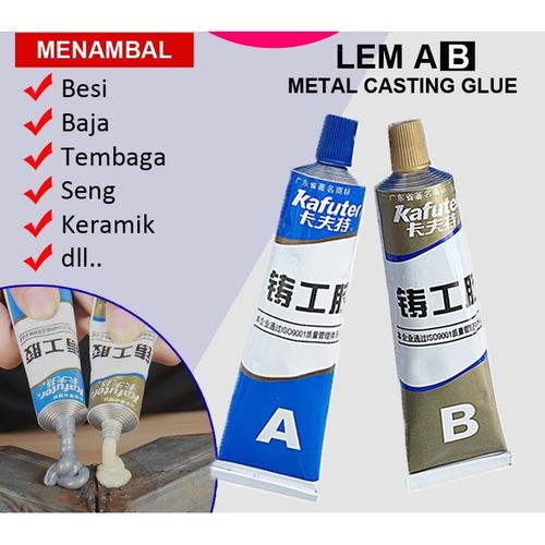 Jual Lem AB Epoxy Kuat Metal Casting Glue Penambal Besi Radiator Anti Bocor - Kota Makassar ...