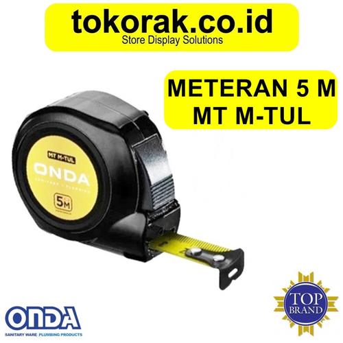Jual METERAN ROLL 5 METER MTUL ONDA METERAN OTOMATIS 5M UKUR MT M TUL 5 ...