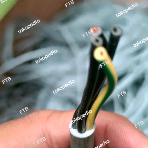 Jual YSLY-JZ 4x0.75 Sqmm 500V ( Kabel Kontrol Abu YSLY-JZ 4x0.75mm YSLY 4x0,75 4x0,75mm ...