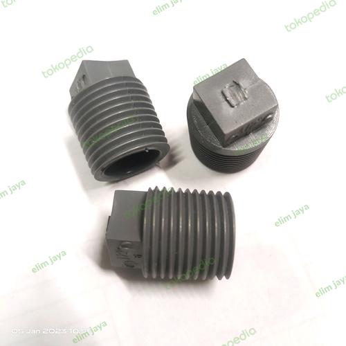 Jual dop drat dalam / plug drat luar bahan PVC - dop drat luar, ½ ...