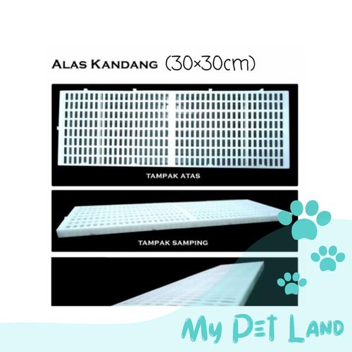 Jual Alas kandang board Kandila tatakan kandang board 30x30cm palet plastik - White - Jakarta ...