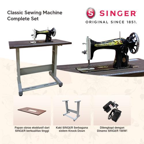 Jual Mesin Singer 15 Class Meja+Kaki Singer+Dinamo Singer 100W - Kota ...