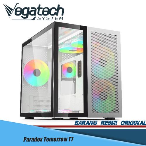 Jual Paradox Gaming T7 Dual Chamber Case Matx Mini ITX - Free 3 Fan ARGB - Kab. Sleman ...