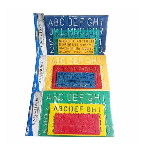 Jual Penggaris Abjad Angka/ Penggaris Mal Huruf Sablon/ Penggaris Angka ...