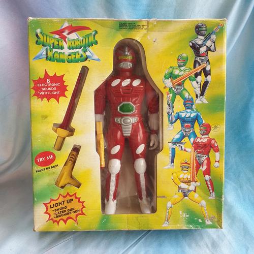 Jual Figure Super Robotic Rangers Power Ranger Red Jadul Vintage - Kota ...
