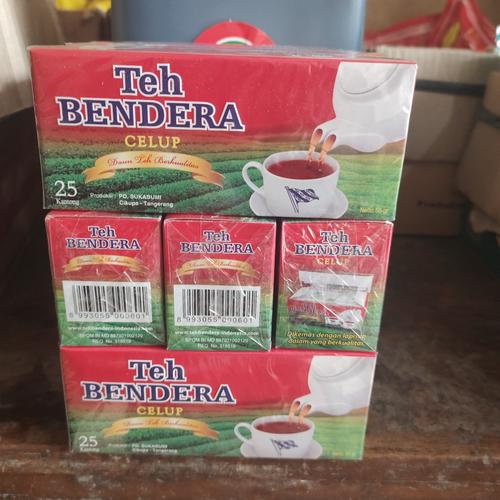 Jual teh celup BENDERA 1pack isi 25 kantong - Jakarta Barat ...