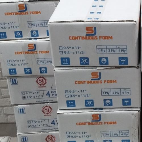 Jual Kertas Continuous Form 2 ply 4 ply 9.5 x 11 SJ - 2 ply 9.5x11/2 ...