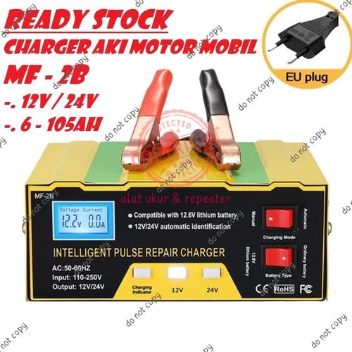 Jual Charger Aki 12V 24V DC 6-105AH MF-2B Smart Battery Charger Mobil ...