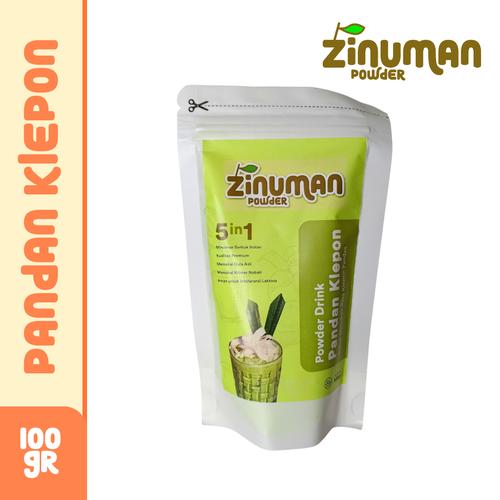 Jual ZINUMAN POWDER Minuman Bubuk Instant Rasa PANDAN KLEPON - 100gr ...