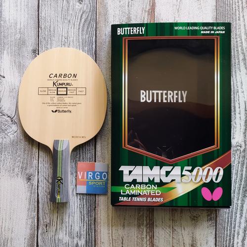 Jual Butterfly Kumpuru carbon kayu bat bet pingpong 100%Original - Kab ...