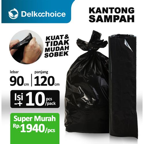 Jual Kantong Plastik Sampah Hitam Tebal / Trash Bag 90cm x 120cm Satuan - Hitam, 90cm x 120cm ...