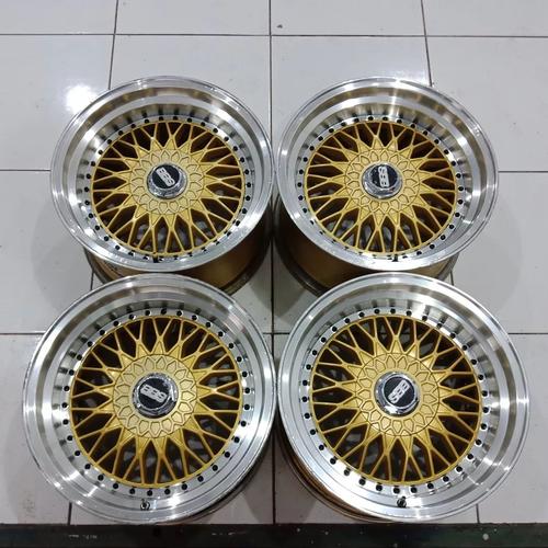 Jual velg mobil bekas R16 baut 4 BBS Ring 16x7,5/9,5 ET 35/42 pcd 4x100 ...