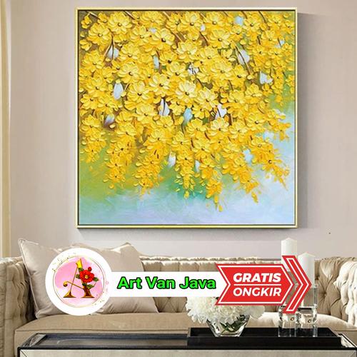 Jual lukisan abstrak modern art hiasan dinding lukisan kanvas mewah - A ...