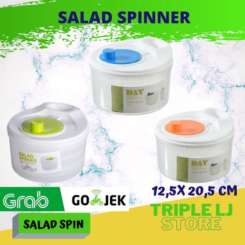 Jual Salad Spinner Dryer Bowl Peniris Sayuran Bisa Putar Pengering ...